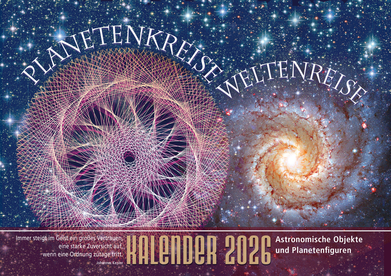 Planetenkreise - Weltenreise | Kalender für 2026 von Warm, Hartmut ...